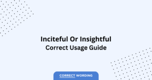 Inciteful vs. Insightful - Which is Correct?