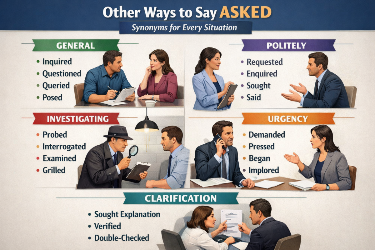 Other Ways to Say Asked: Synonyms for Every Situation